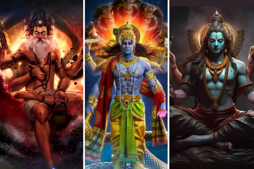 The Three Pillars of Hinduism: Brahma, Vishnu and Mahesh-Instaastro