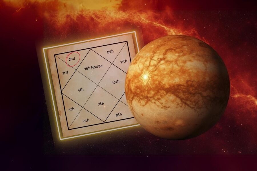 Astrology Behind Venus in 2nd House - InstaAstro