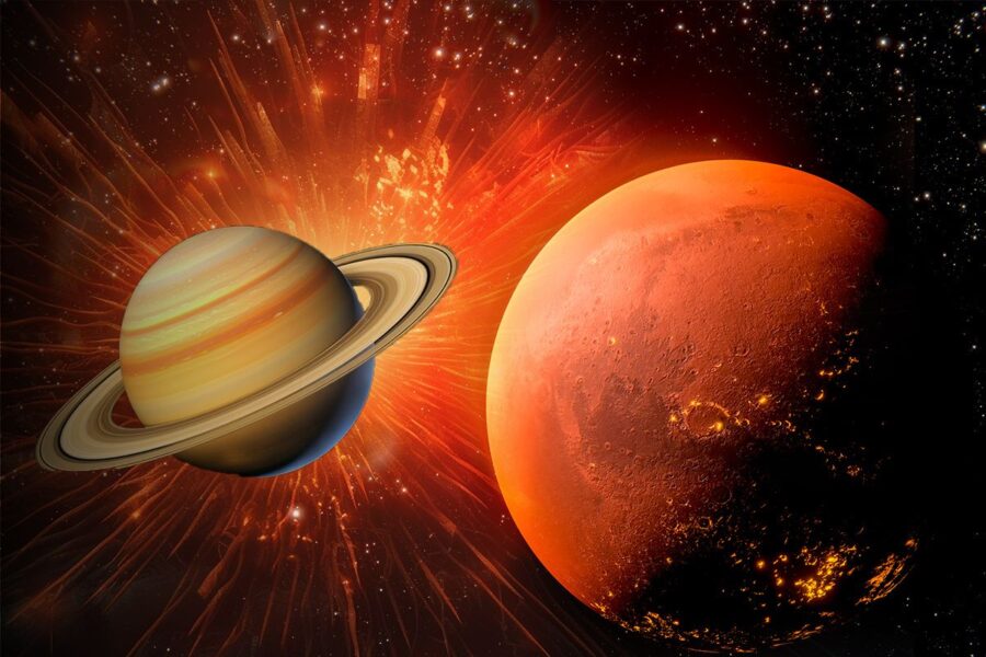 Exploring the Meaning Mars Saturn Conjunction in Astrology - InstaAstro